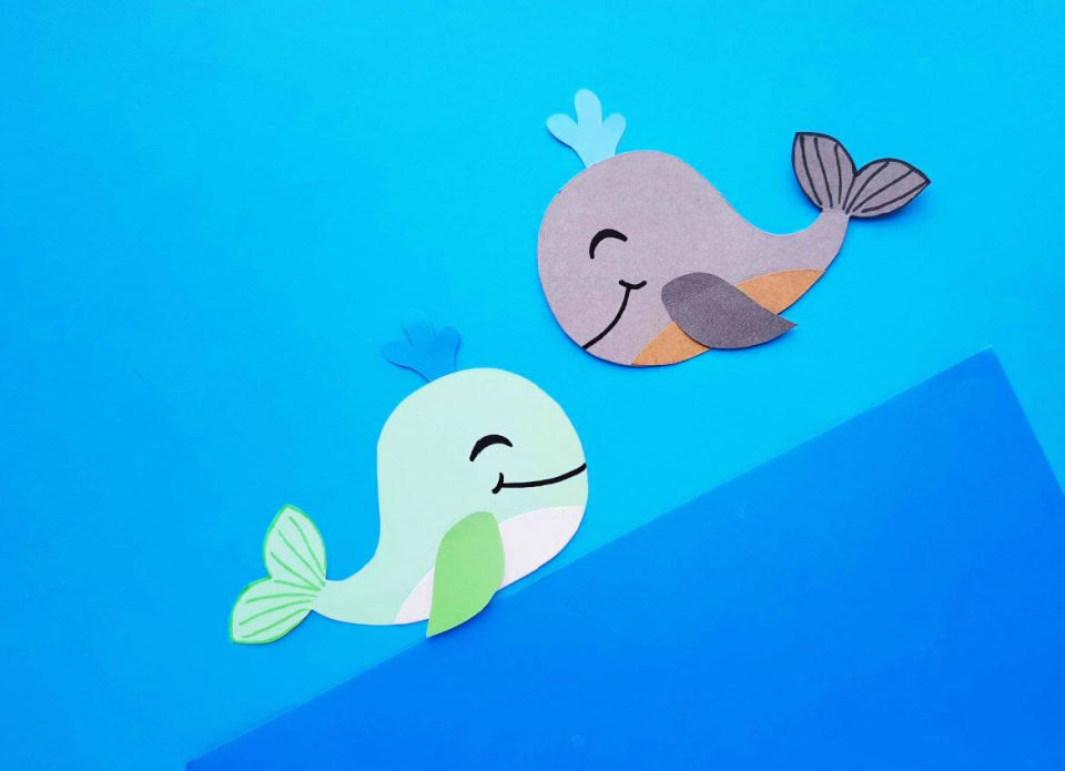 25 Whale Crafts for Kids: (Preschoolers and Toddlers)