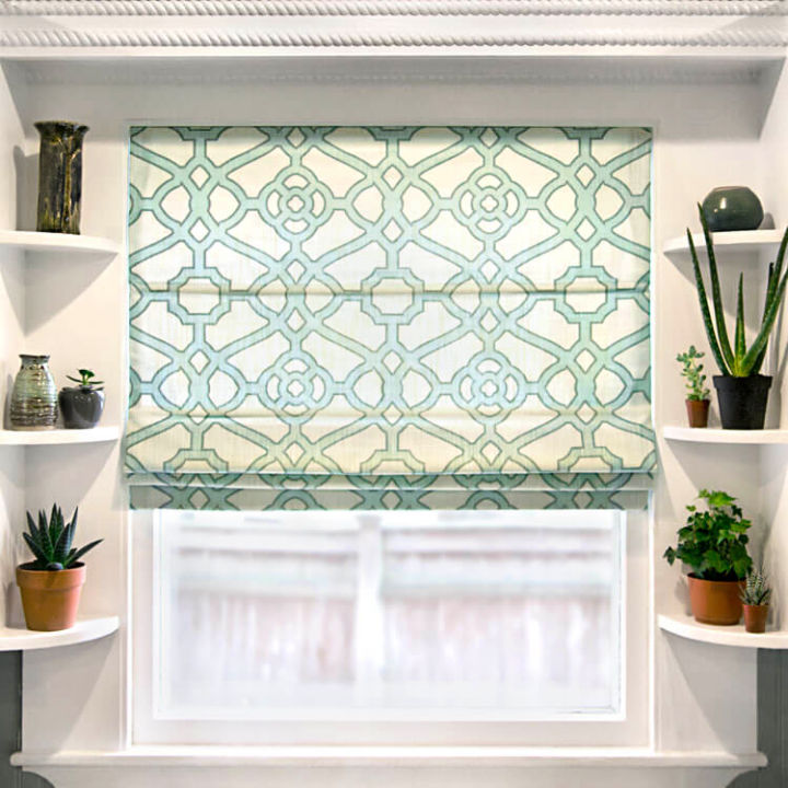 20 Easy DIY Roman Shades: How To Make a Roman Shade