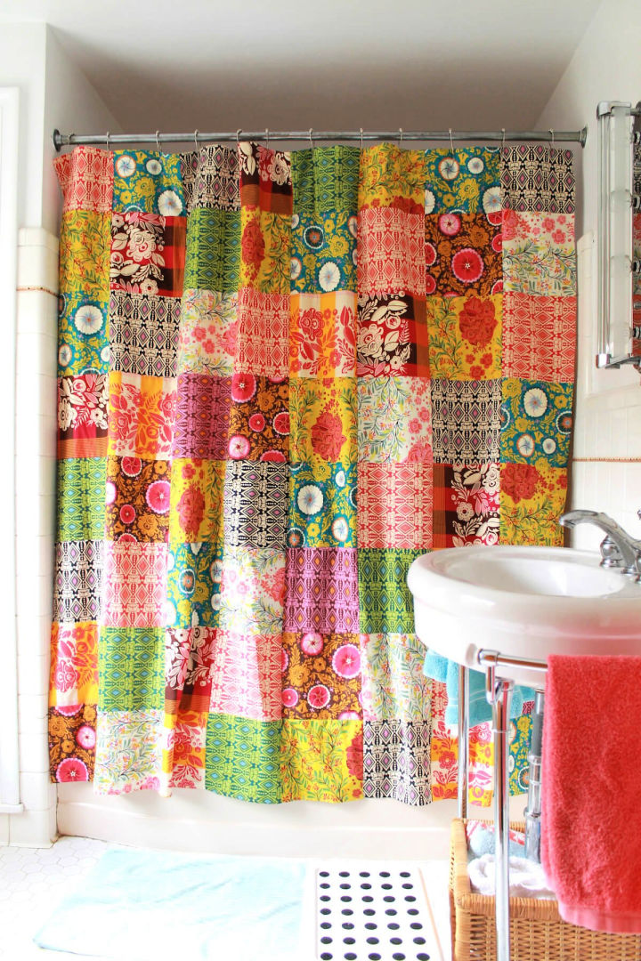 20 DIY Shower Curtain Ideas to Make for Bathroom
