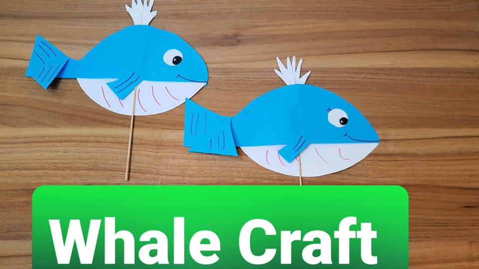 25 Whale Crafts for Kids: (Preschoolers and Toddlers)