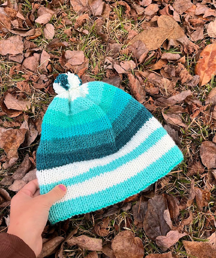 40 Easy Knit Hat Patterns (Free Hat Knitting Pattern)
