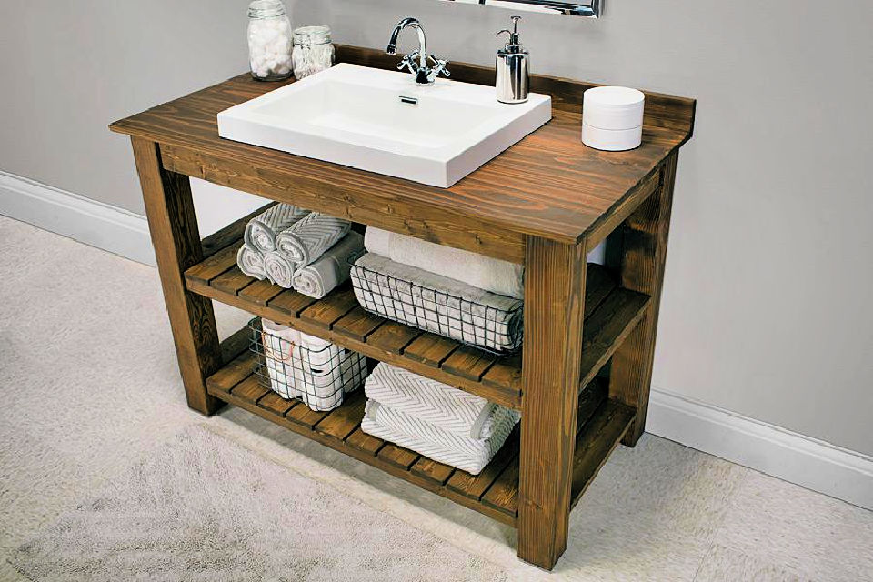 25 DIY Bathroom Vanity Ideas: How To Build a Bathroom Vanity
