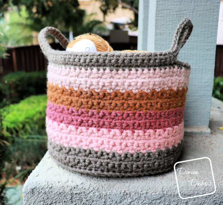 25 Free Crochet Basket Patterns (Full PDF Pattern)
