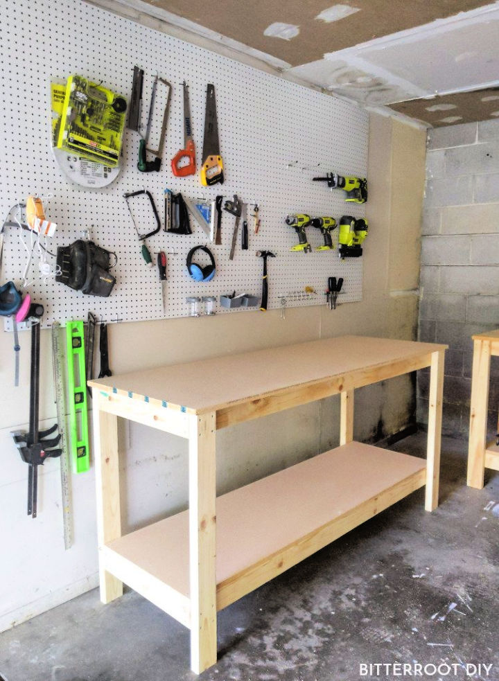 25 Free DIY Workbench Plans: How To Build a Workbench