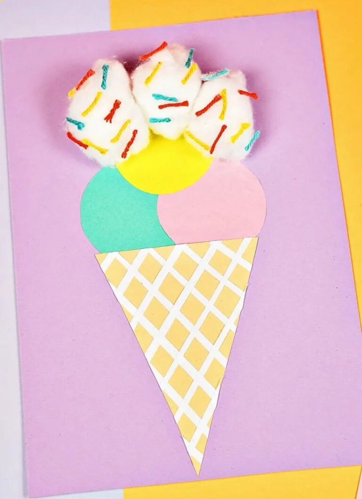 30 Ice Cream Crafts and Arts for Kids (Preschoolers)