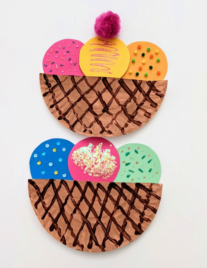 30 Ice Cream Crafts and Arts for Kids (Preschoolers)