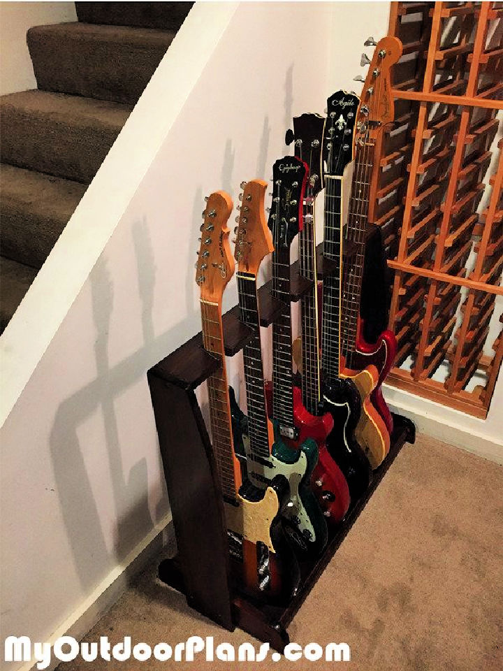 20 Free Homemade DIY Guitar Stand Plans