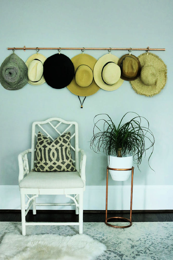 25 DIY Hat Rack Ideas To Display and Storage Hats