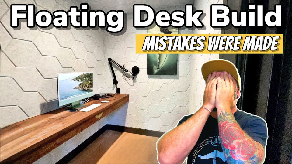 25 DIY Floating Desk Ideas: How To Build a Floating Desk
