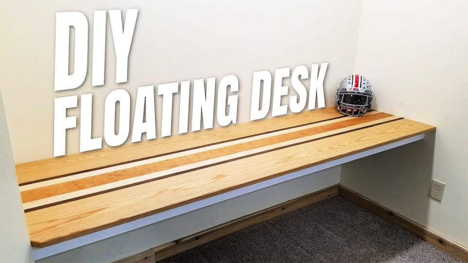 25 DIY Floating Desk Ideas: How To Build a Floating Desk