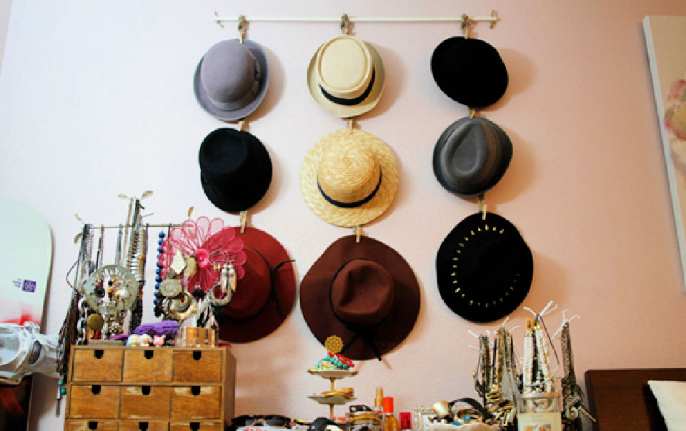 25 DIY Hat Rack Ideas To Display and Storage Hats