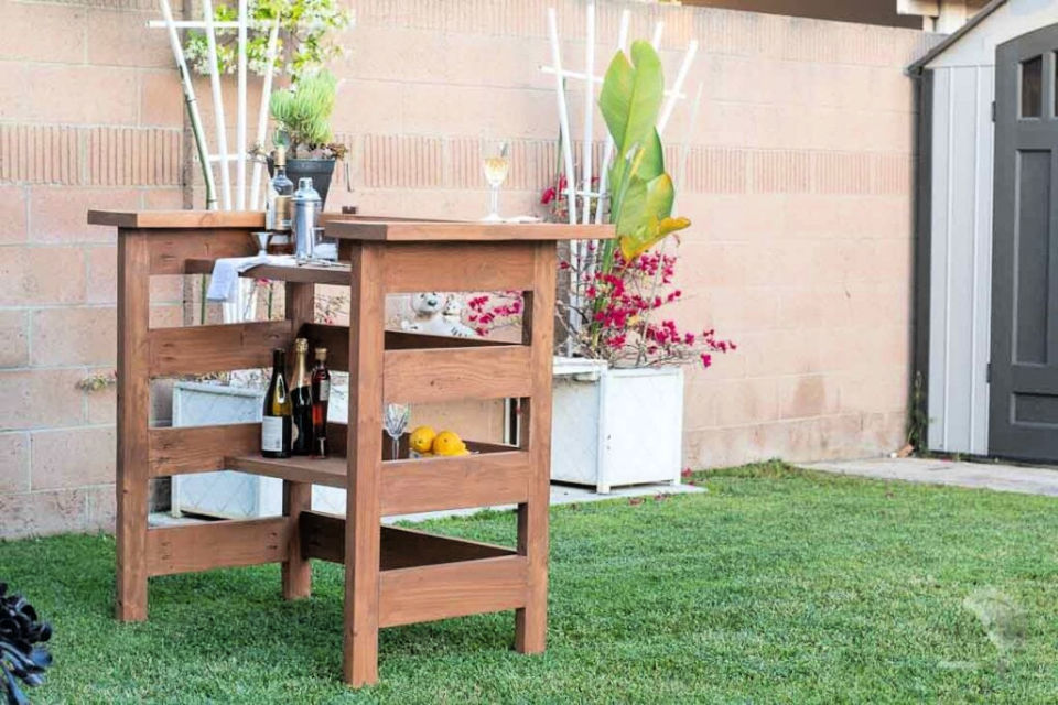 40 Easy Homemade DIY Bar Ideas You Can Build