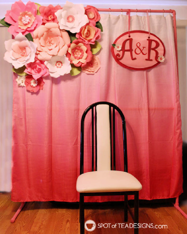 25 DIY Backdrop Stand Ideas: Make Easy Photo Backdrop Stands