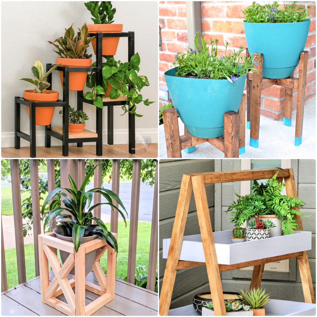 25 Easy DIY Plant Stand Ideas and Free Plans