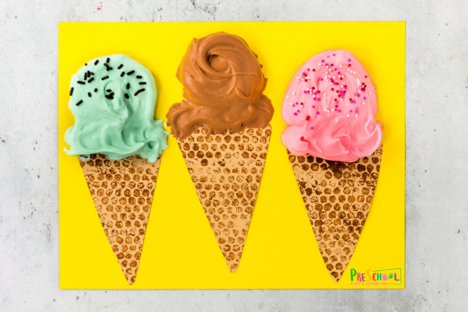 30 Ice Cream Crafts and Arts for Kids (Preschoolers) 30 Ice Cream Crafts and Arts for Kids (Preschoolers)