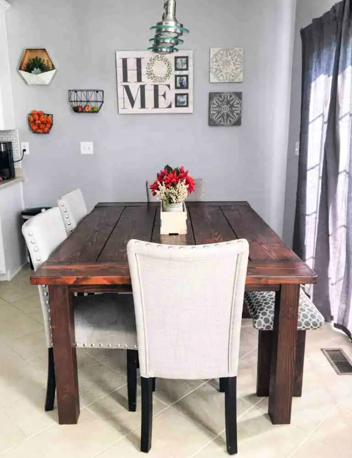 45 DIY Dining Table Plans: How To Build a Dining Table