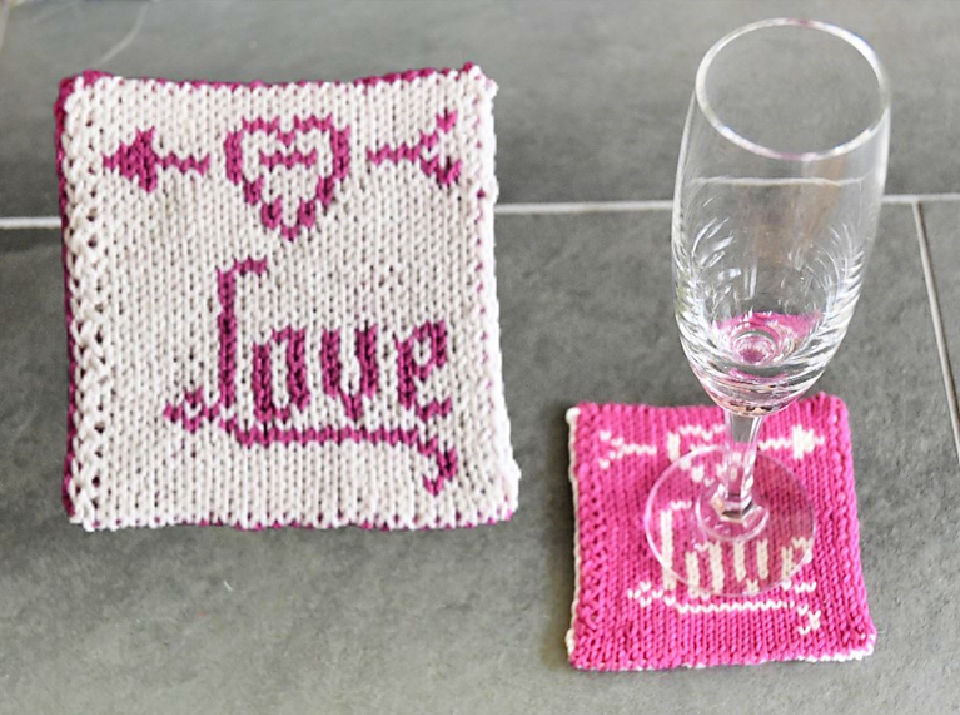 22 Free Coaster Knitting Patterns (Knit Coaster Pattern)