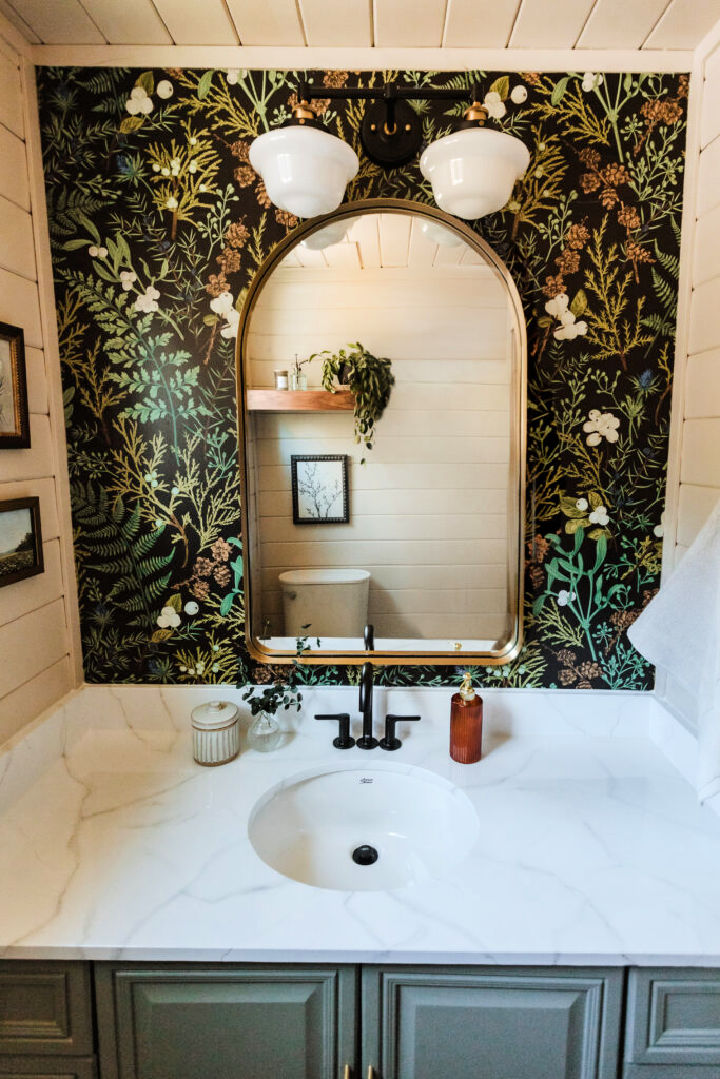 25 Cheap DIY Bathroom Countertop Ideas