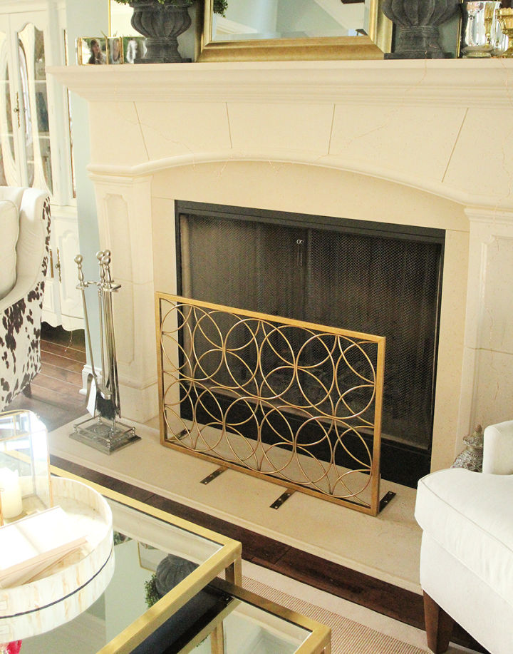 20 DIY Fireplace Screen Ideas: How To Make a Fireplace Cover