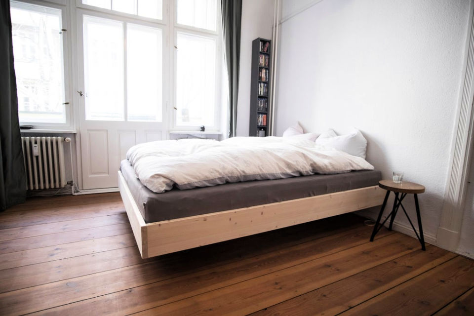 25 Free DIY Floating Bed Frame Plans and Ideas