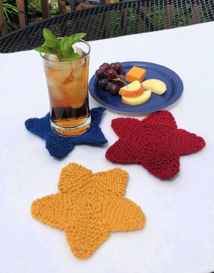 22 Free Coaster Knitting Patterns (Knit Coaster Pattern)