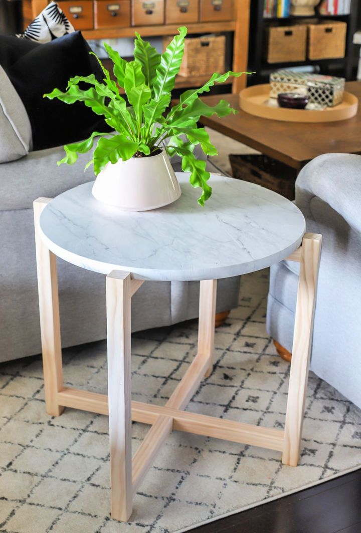 30 Cheap DIY Side Table Ideas and Plans