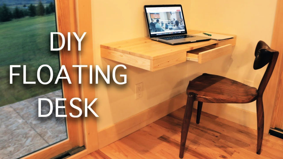25 DIY Floating Desk Ideas: How To Build a Floating Desk