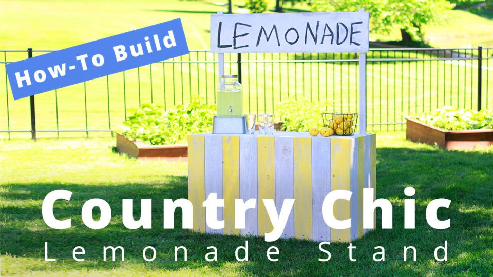 35 Homemade DIY Lemonade Stand Ideas You Can Build