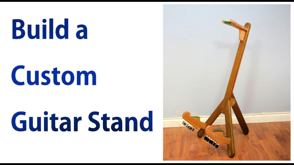 20 Free Homemade DIY Guitar Stand Plans