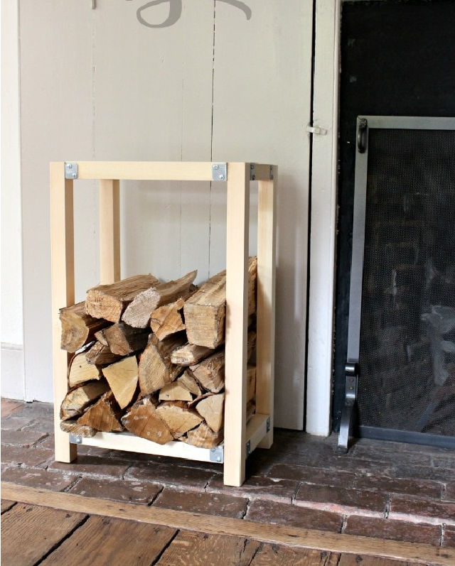 30 Homemade DIY Firewood Rack Plans and Ideas