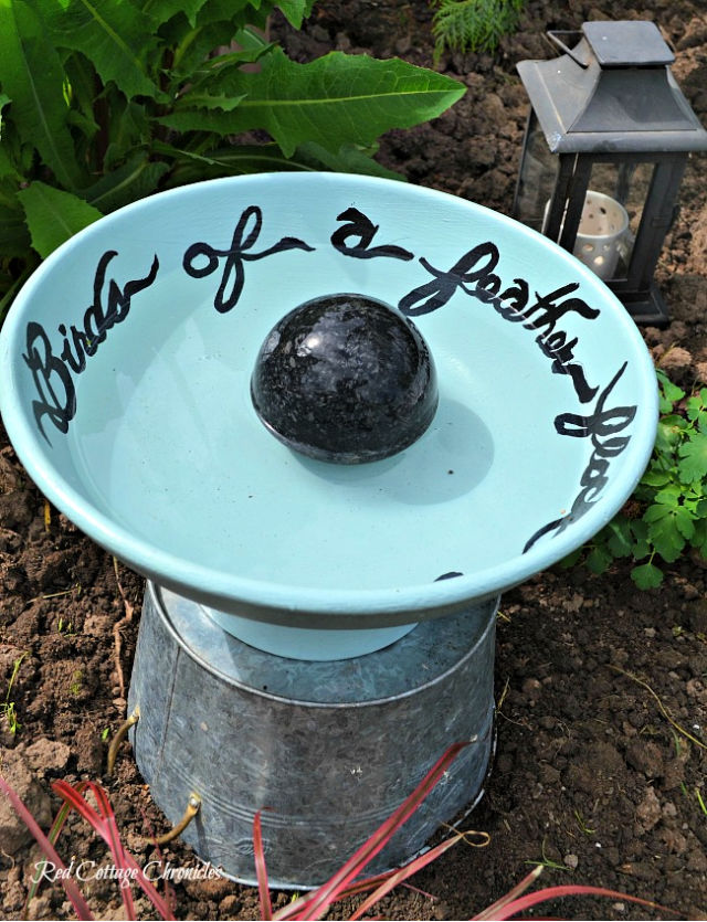40 Homemade DIY Bird Bath Ideas to Make Your Own