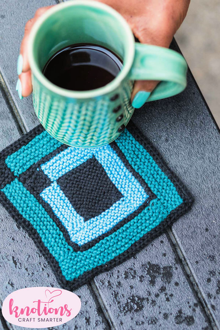 22 Free Coaster Knitting Patterns (Knit Coaster Pattern)