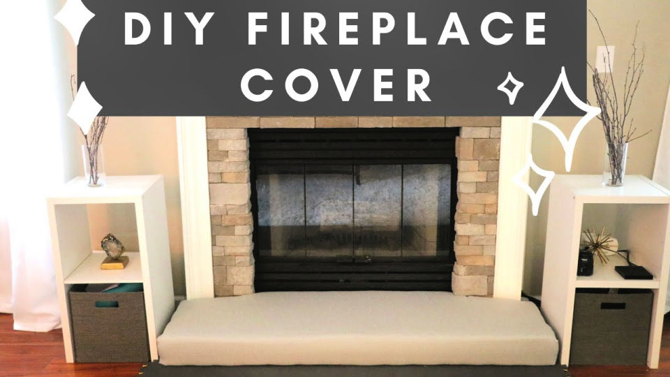 20 DIY Fireplace Screen Ideas: How To Make a Fireplace Cover