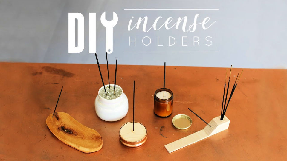 25 Homemade DIY Incense Holder Ideas To Make