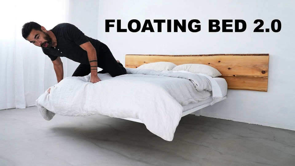 25 Free DIY Floating Bed Frame Plans and Ideas