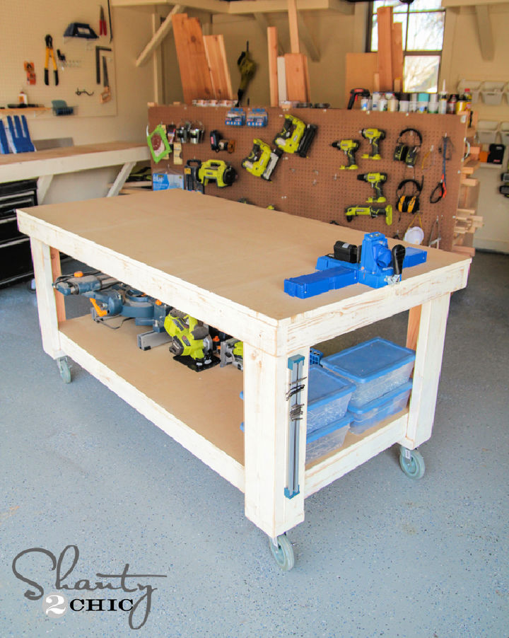 25 Free DIY Workbench Plans: How To Build a Workbench