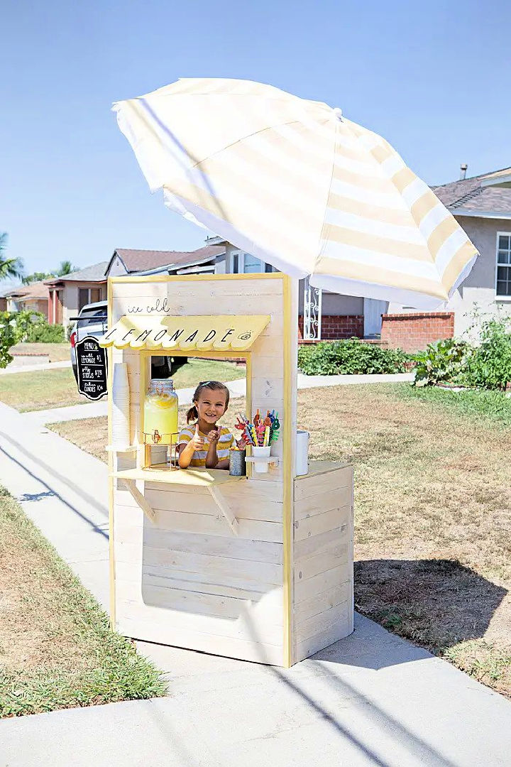35 Homemade DIY Lemonade Stand Ideas You Can Build