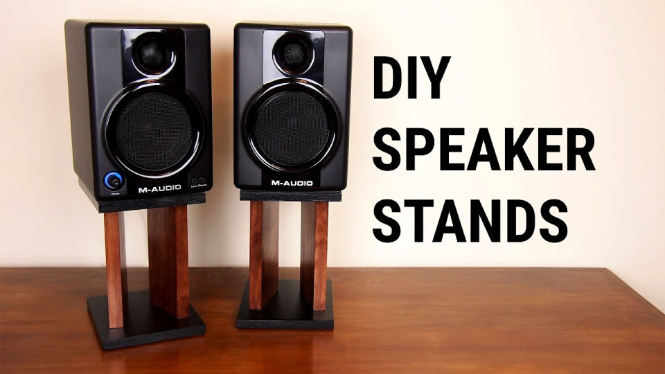 25 DIY Speaker Stand Ideas: How To Build Speaker Stands