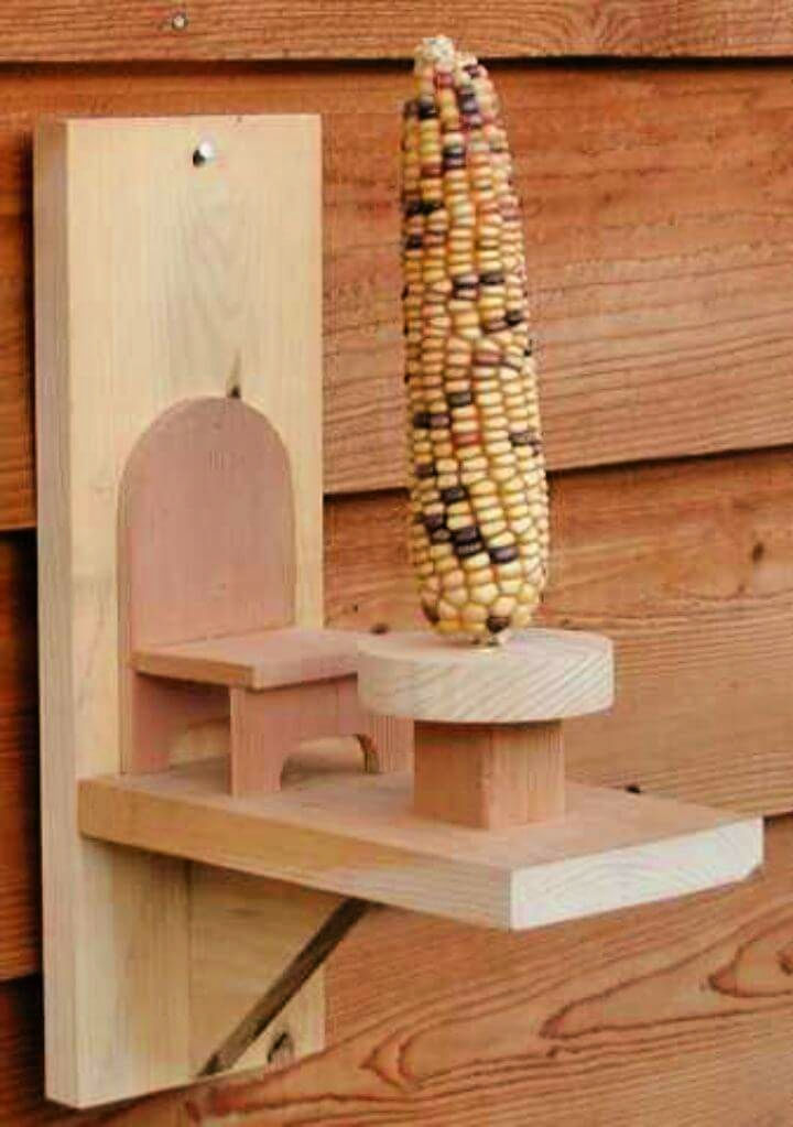 25 Free Homemade DIY Squirrel Feeder Plans