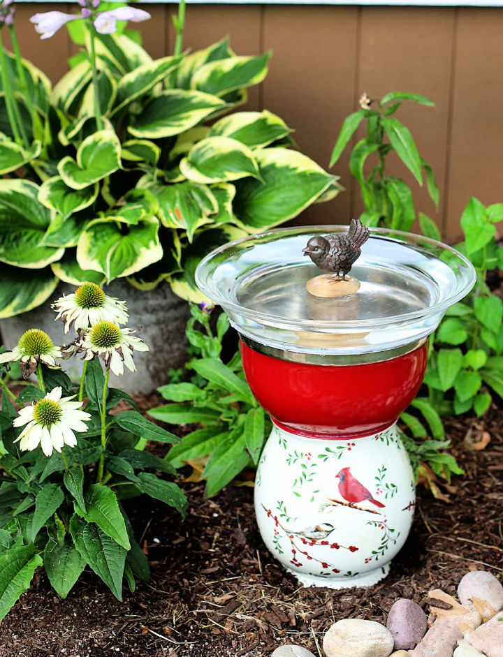 40 Homemade DIY Bird Bath Ideas to Make Your Own