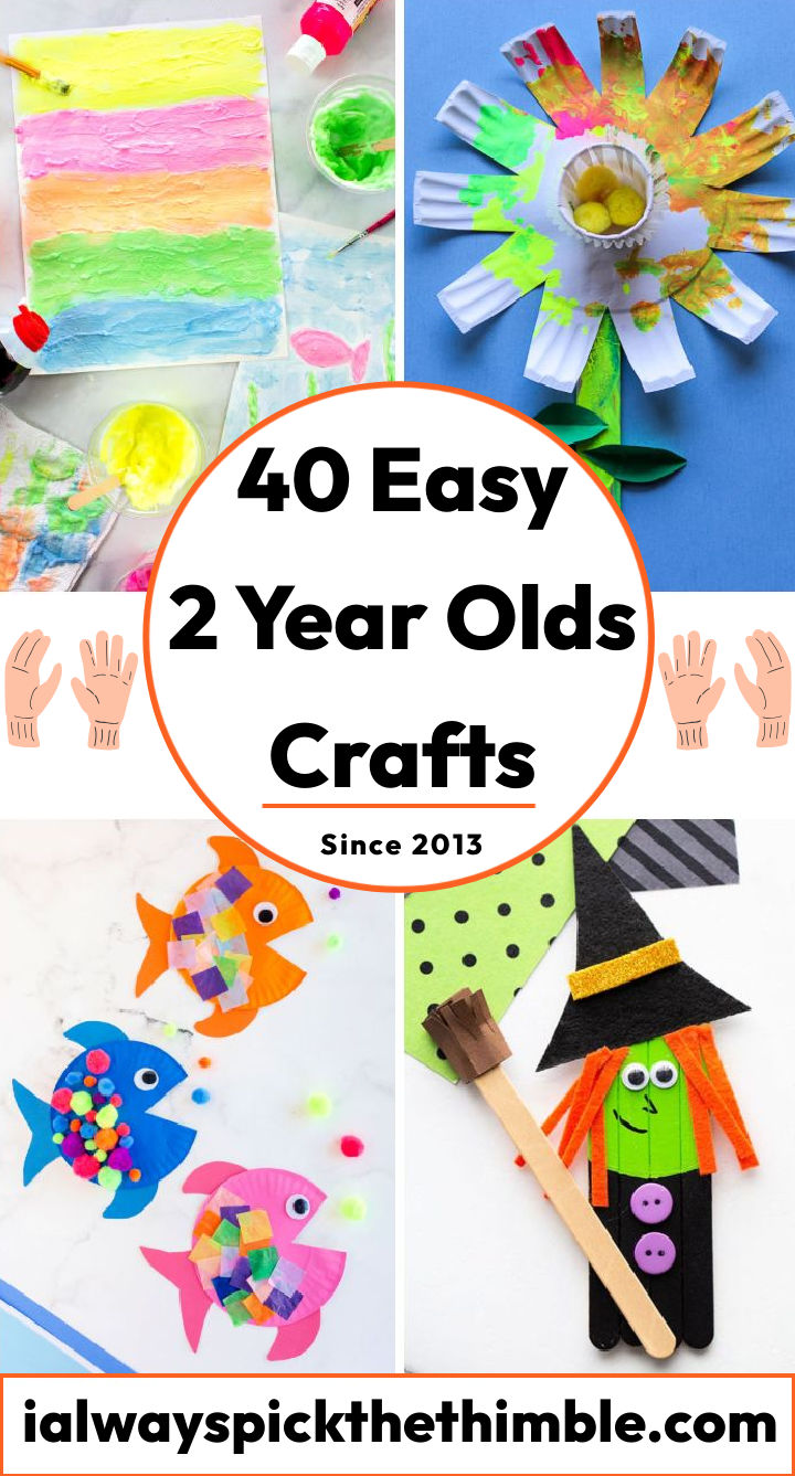 40 Crafts for 2 Year Olds: Arts and Crafts for Toddlers