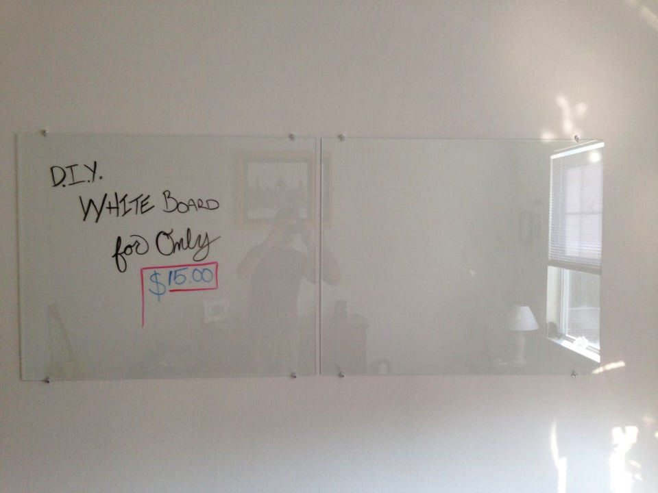 25 DIY Whiteboard Ideas: Make Your Own Dry Erase Board