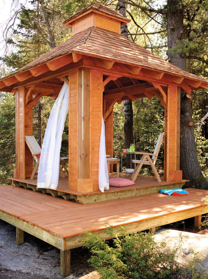 20 Free DIY Gazebo Plans to Build a Gazebo Yourself