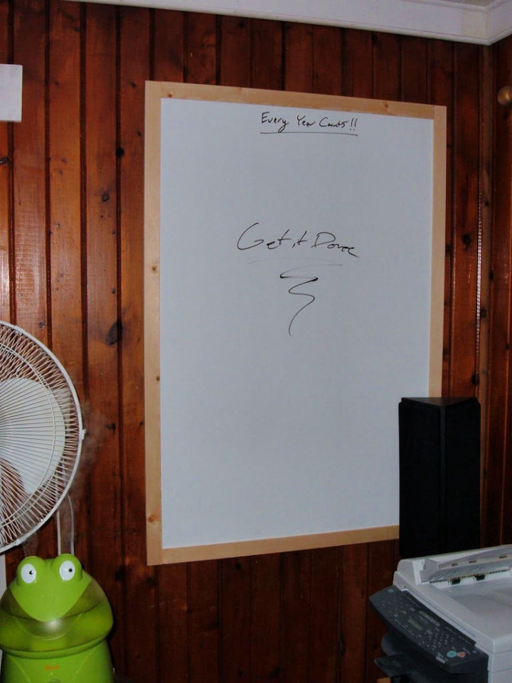 25 DIY Whiteboard Ideas: Make Your Own Dry Erase Board