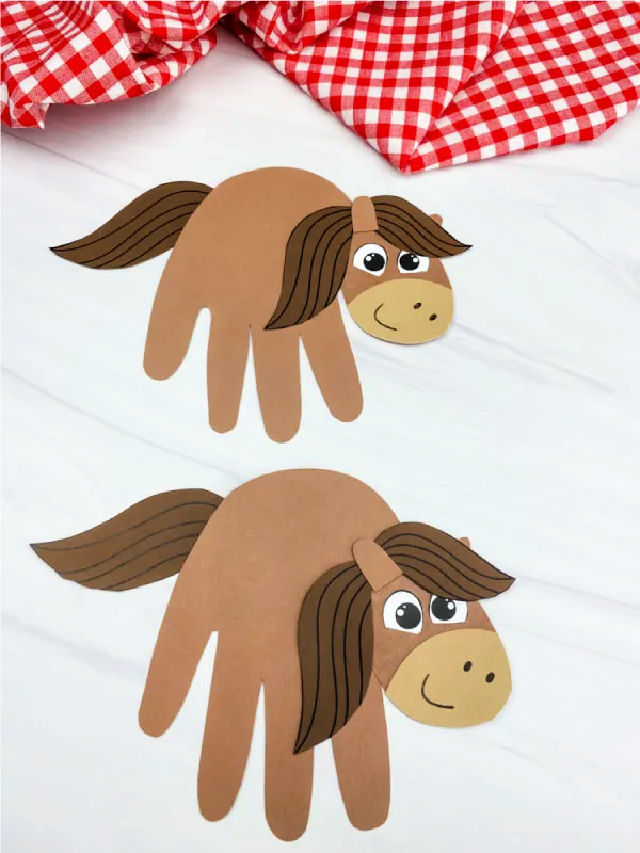 25 Horse Crafts for Kids (Preschoolers & Kindergarteners)