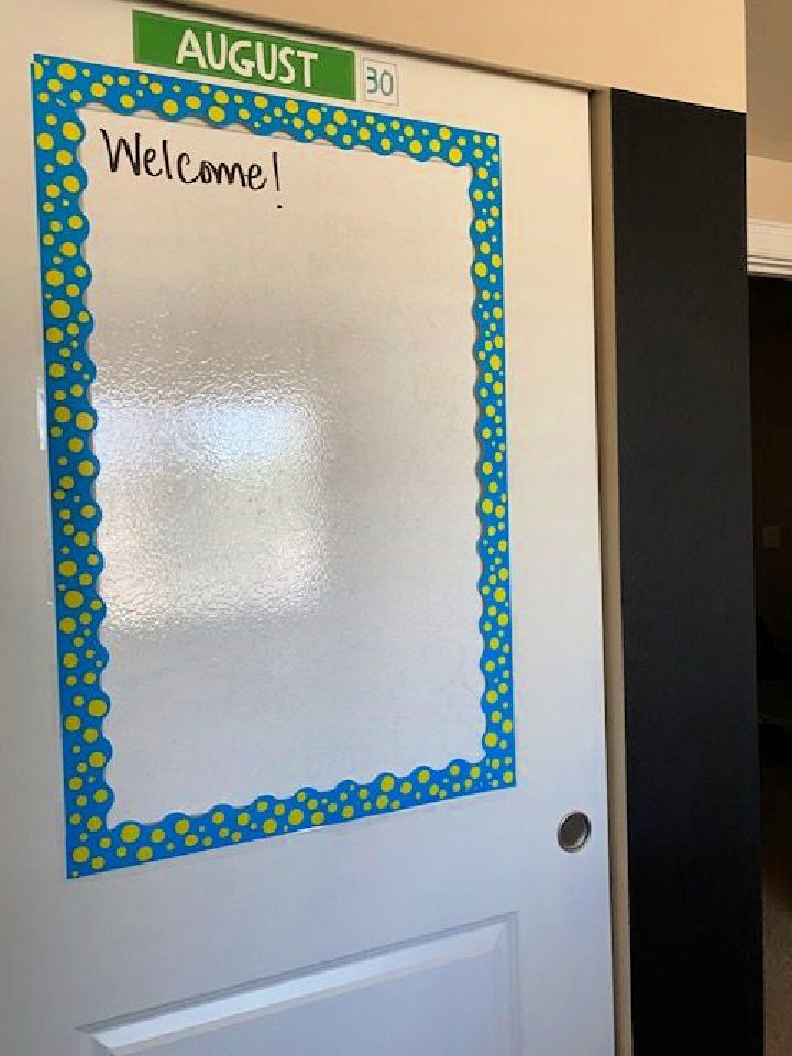 25 DIY Whiteboard Ideas: Make Your Own Dry Erase Board