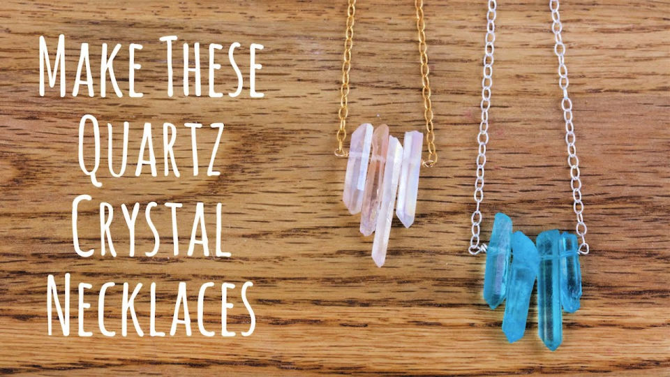 25 DIY Crystal Necklace Ideas: How To Make Your Own