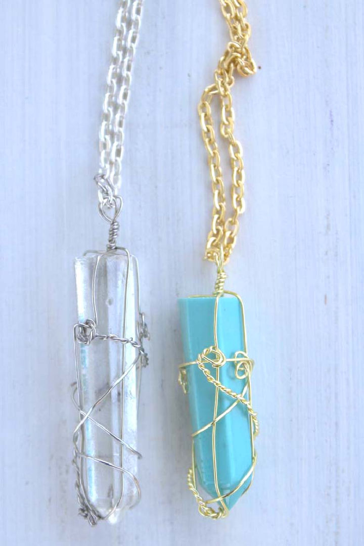 25 DIY Crystal Necklace Ideas: How To Make Your Own