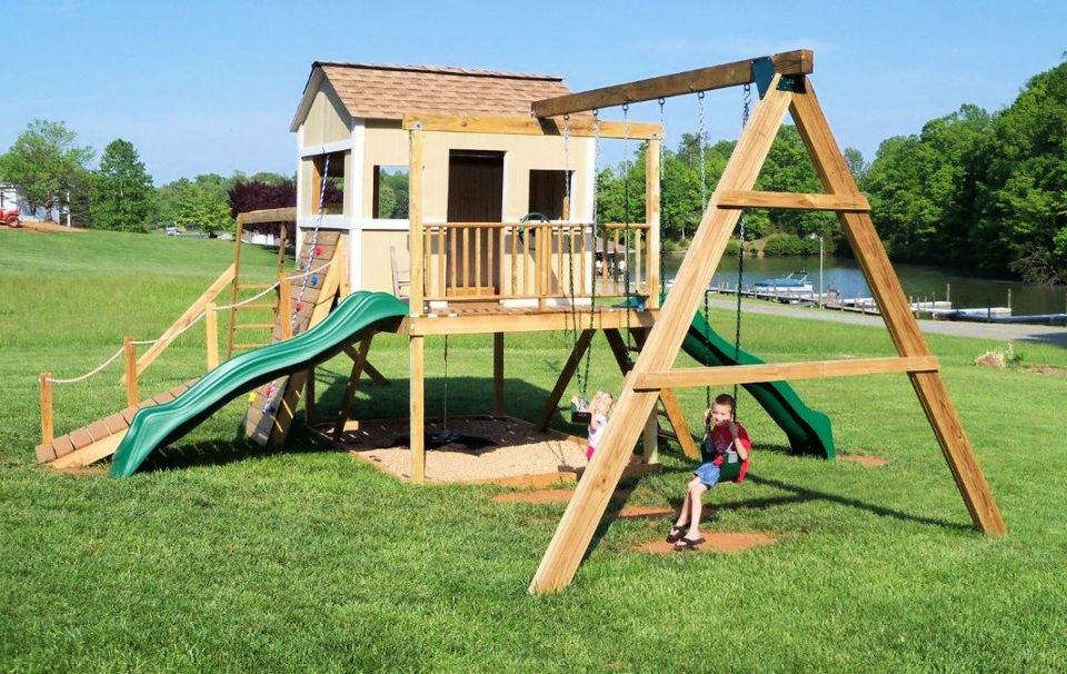 25 Free DIY Swing Set Plans: Learn Building a Swing Set
