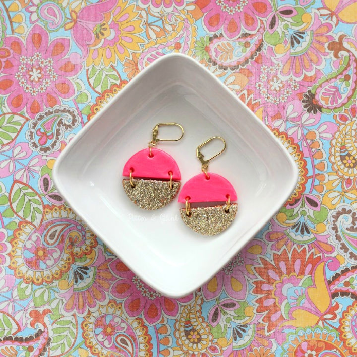 25 DIY Polymer Clay Earrings Ideas to Make